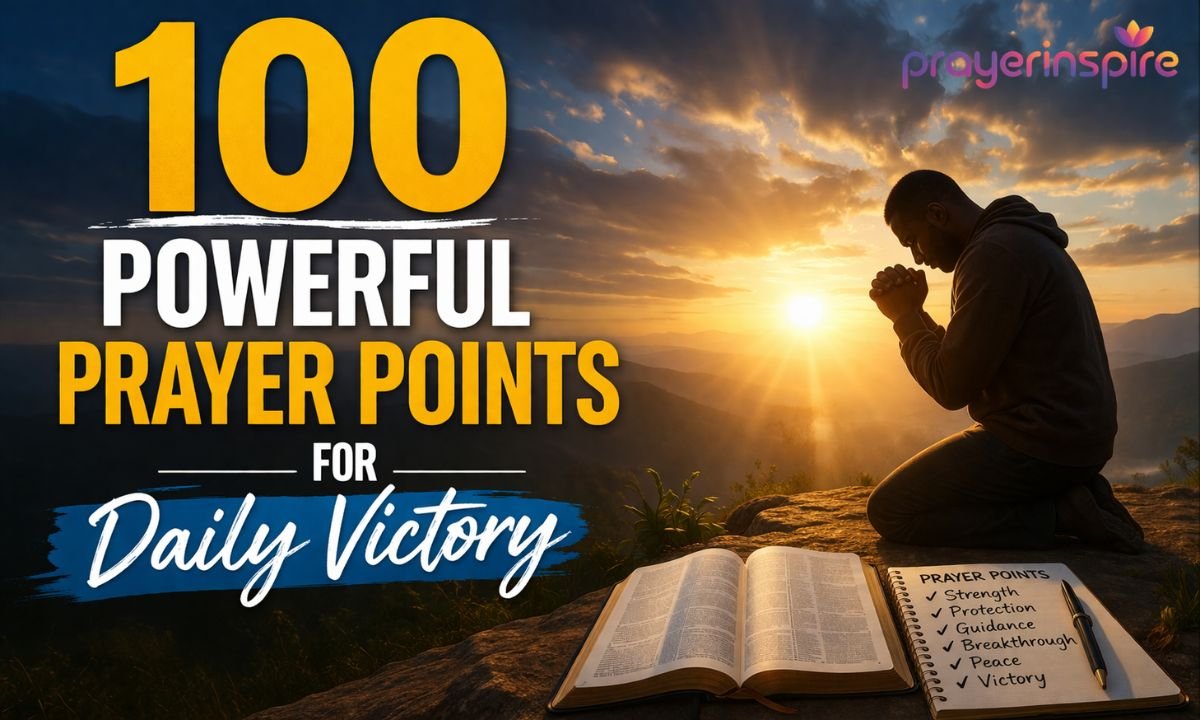 100 Powerful Prayer Points for Daily Victory and Spiritual Strength